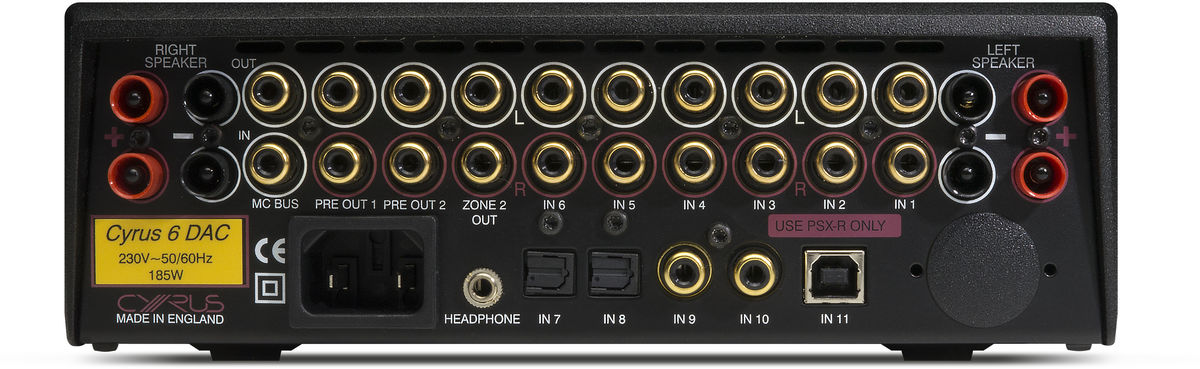 Cyrus 6 DAC QXR - Amplis hi-fi stéréo sur Son-Vidéo.com