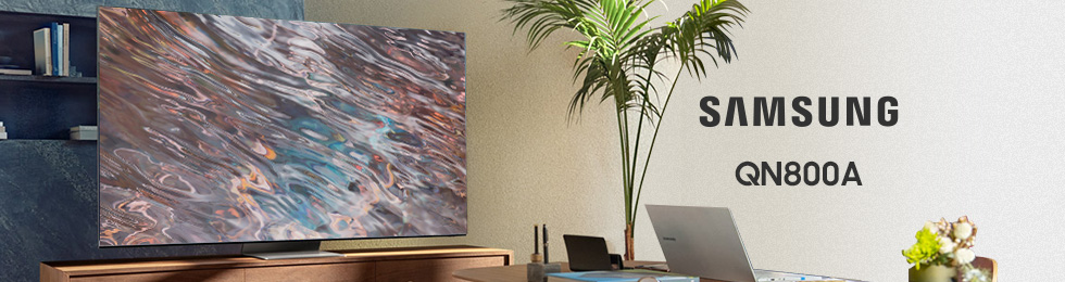 TV 8K Samsung QN800A, mini LED, HDR10+, HDMI 2.1, 4K 120 FPS