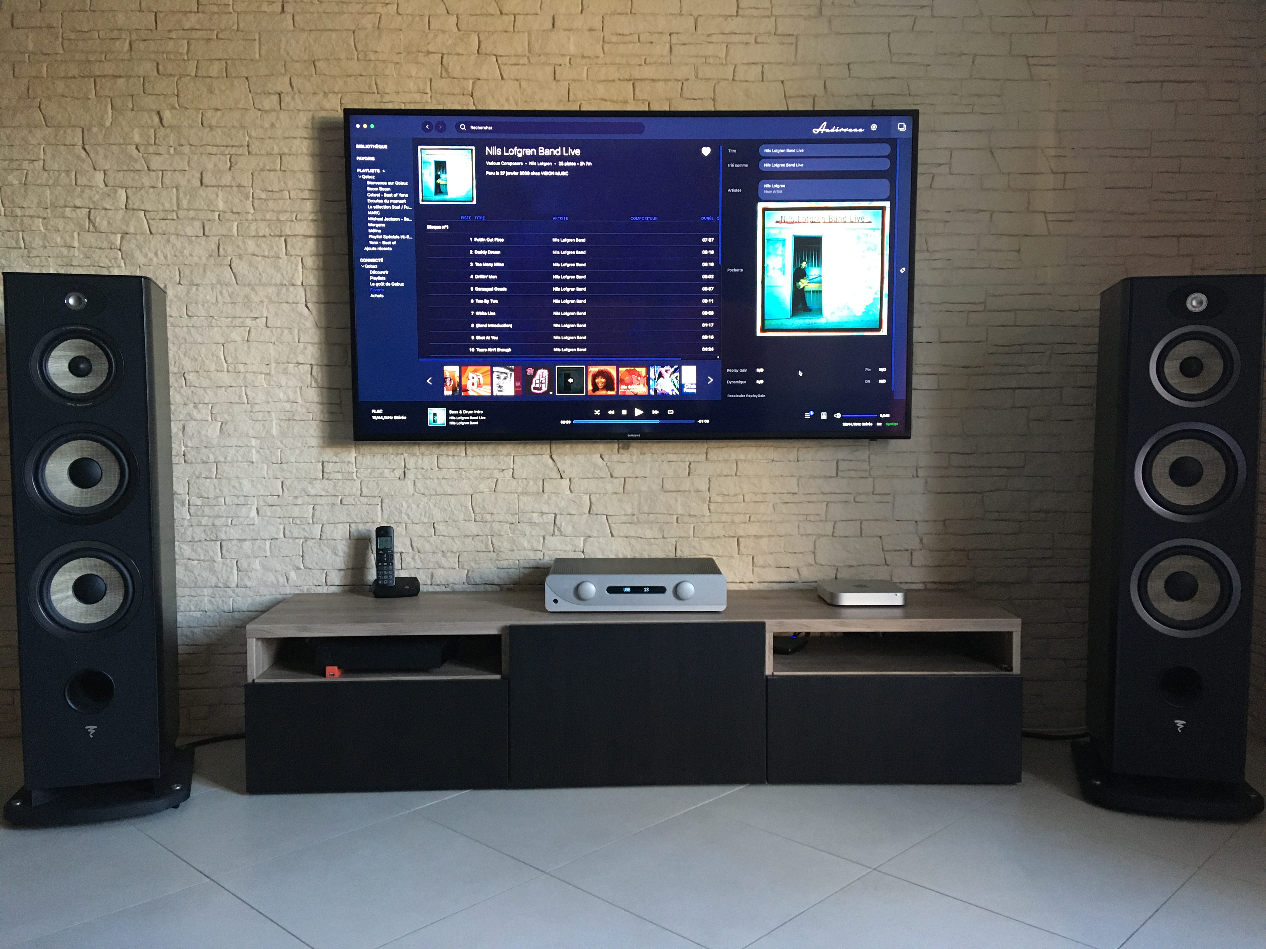 L’installation hi-fi de Yann M.